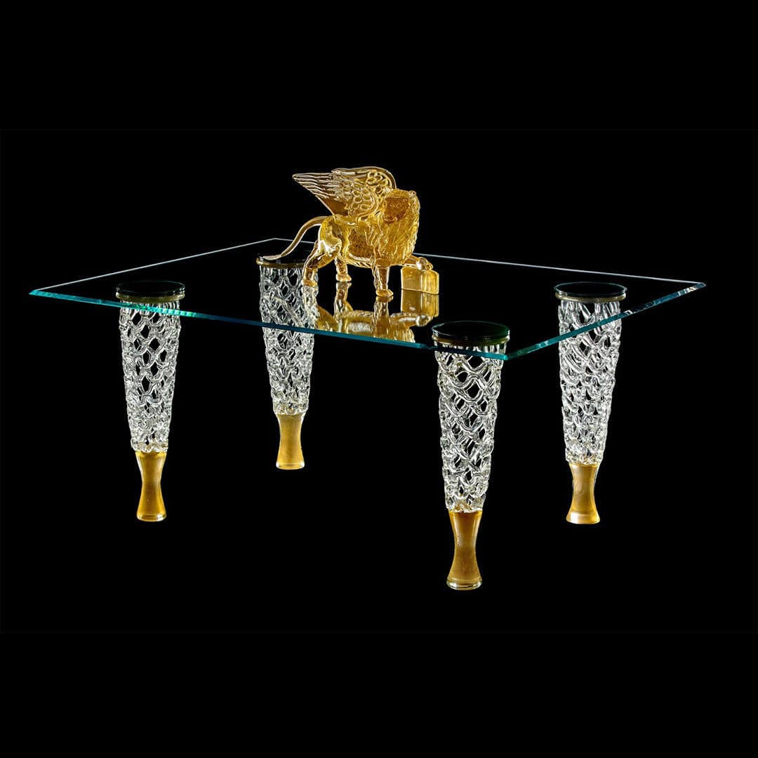 Original design dining table - TBL/1/CRI - Arte di Murano - Murano ...