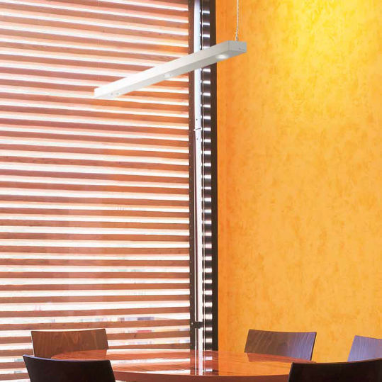 Surface-mounted light fixture - P.FLAT - planlicht - hanging / LED / linear