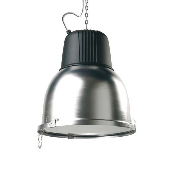 Hanging light fixture - EASY - C Luce - compact fluorescent / HID / round