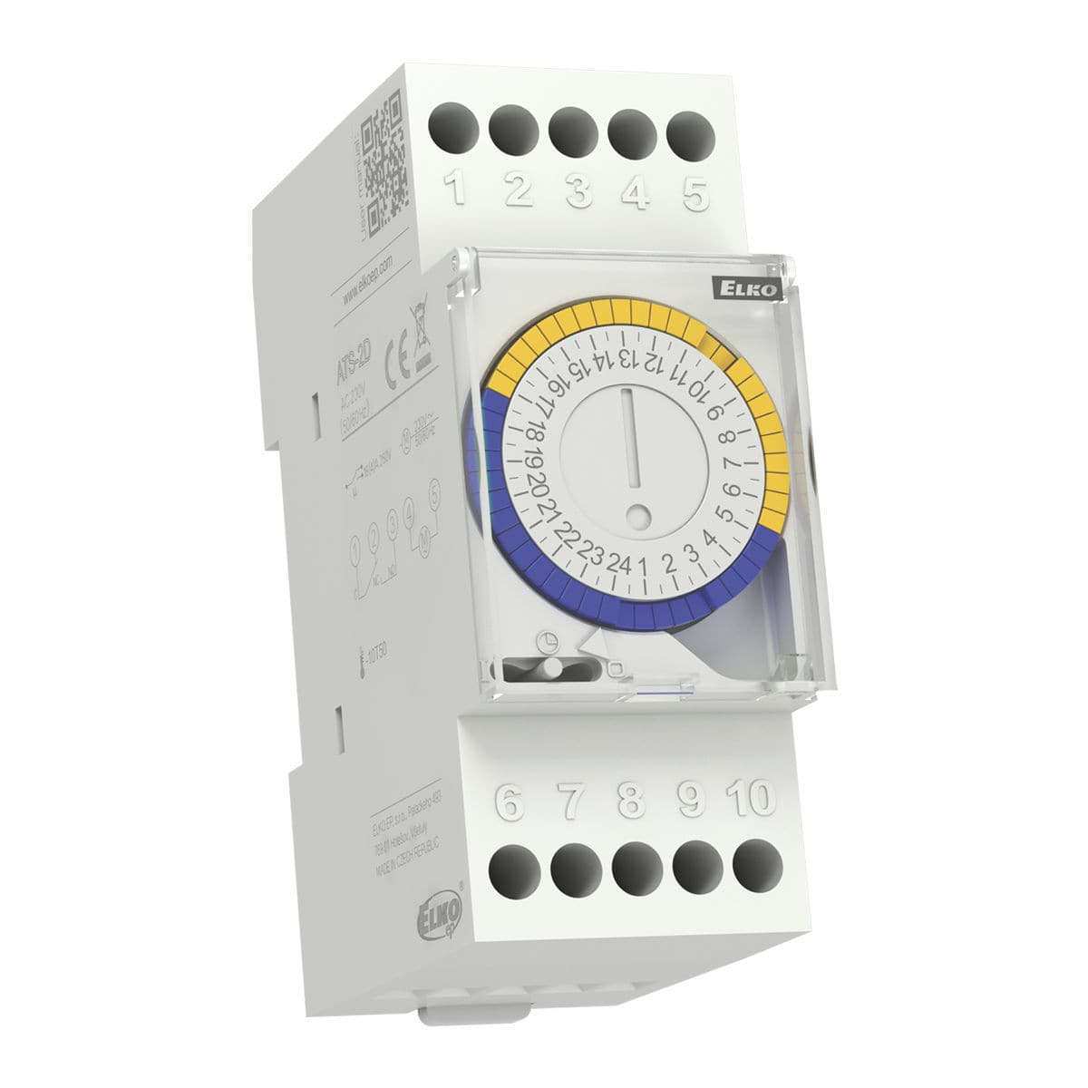 Analog time switch - ATS-2D - ELKO - DIN rail