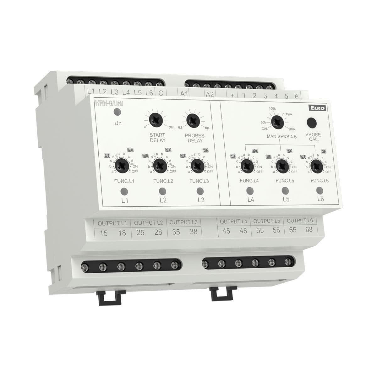 AC electromechanical relay - HRH-9 - ELKO - DC / NO / DIN rail