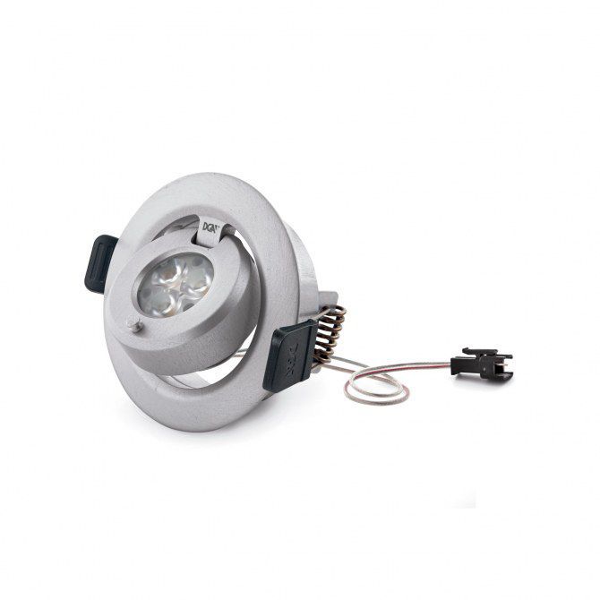 Recessed ceiling spotlight - ACROBAT - DGA - recessed wall / LED / round