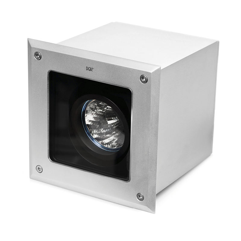 Recessed wall spotlight - GEO R - DGA - recessed floor / LED / square