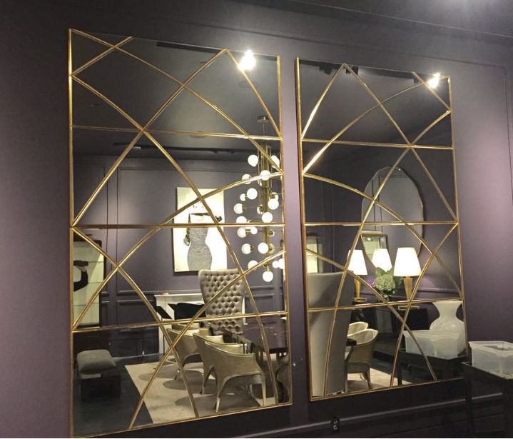 Wall-mounted mirror - DIOR - Christopher Guy - contemporary / rectangular / solid wood