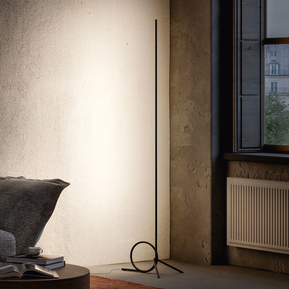 Floor-standing lamp - SPRING - LODES - metal / contemporary / corded