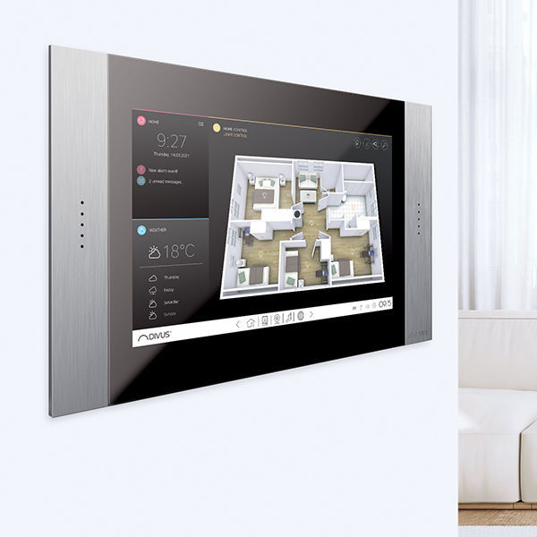 Multifunction home automation system touch screen - SUPERIO - DIVUS ...