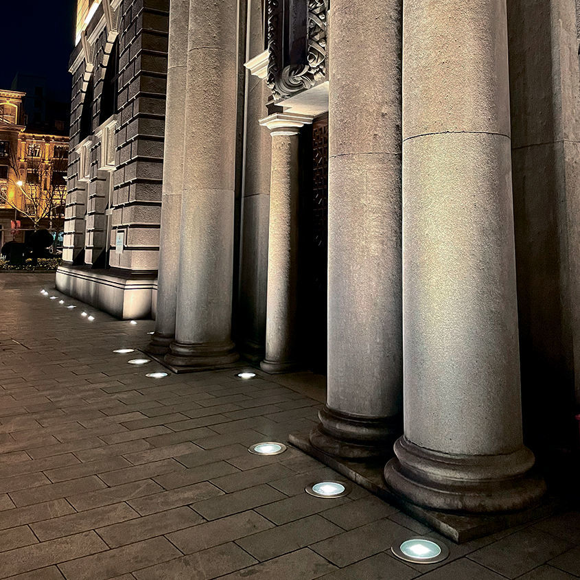 Wall-mounted spotlight - BORN - Relco Italy - recessed floor / LED / round