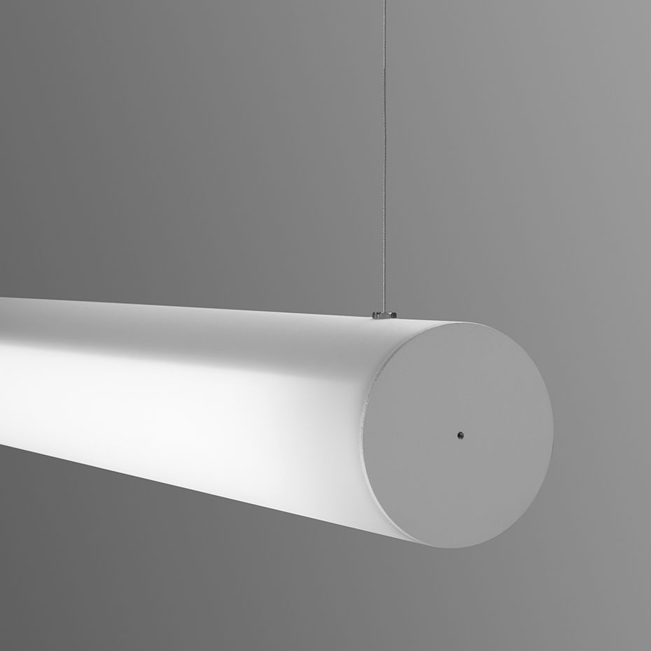 Hanging light fixture - ELEA - EMFA - surface-mounted / LED / linear