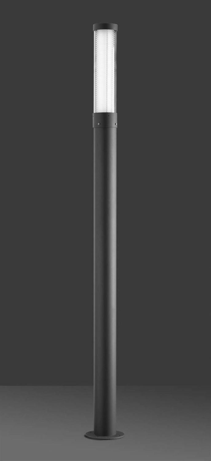 Contemporary light column - GOREME - EMFA - aluminum / acrylic glass / LED