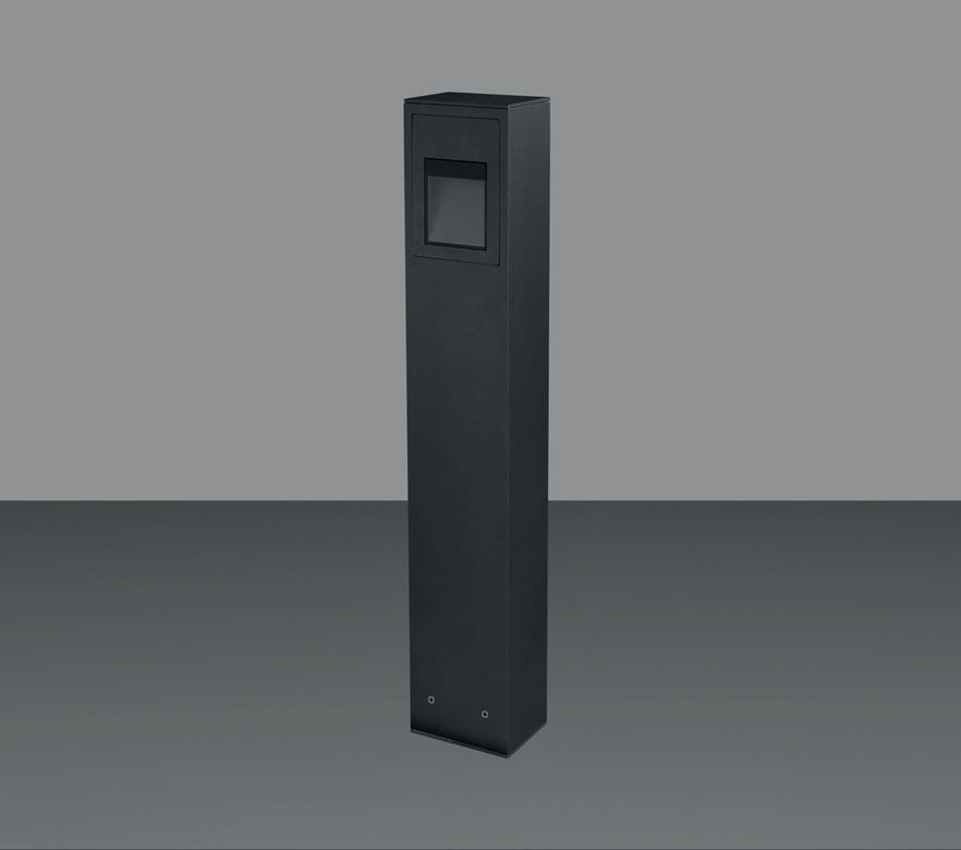 Garden bollard light - ANI - EMFA - for public spaces / contemporary ...