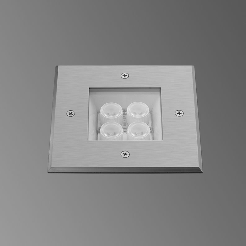 Recessed spotlight - MILET 2 - EMFA - LED / square / IP67