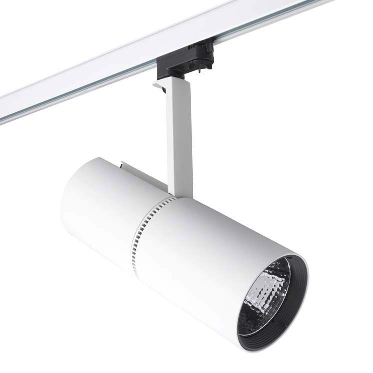 LED track light - BOND TUBE - Leds-C4 - round / aluminum / glass