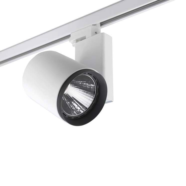 LED track light - MACH 3 - Leds-C4 - round / aluminum / glass