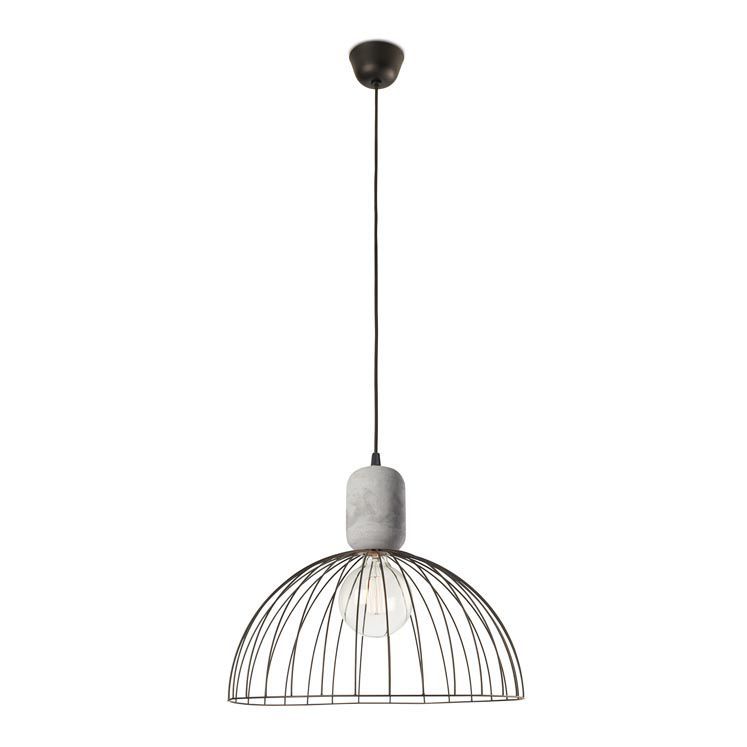Pendant lamp - CONTRAST - Leds-C4 - steel / cement / contemporary