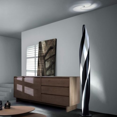 Original design light column - BOSQUET - Leds-C4 - aluminum / halogen ...