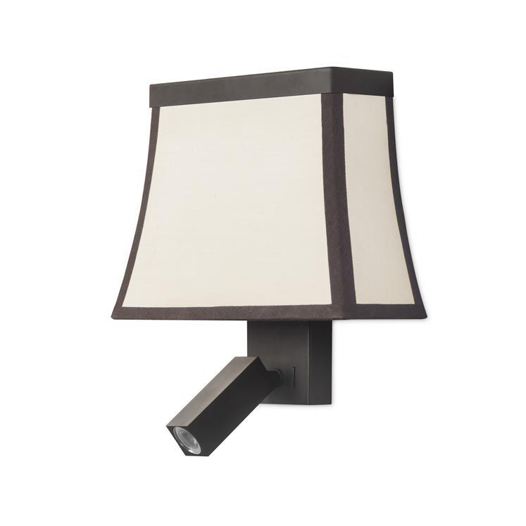 Contemporary wall light - FANCY - Leds-C4 - indoor / steel / fabric