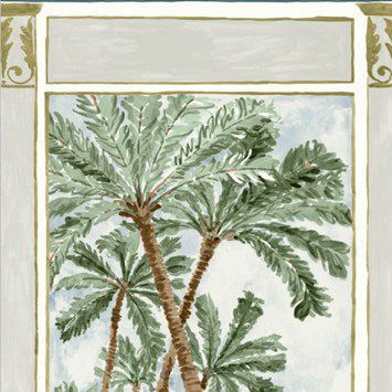 Interior wall-covering - TAKES THE STAGE : PALM COURT PANEL - JIM ...