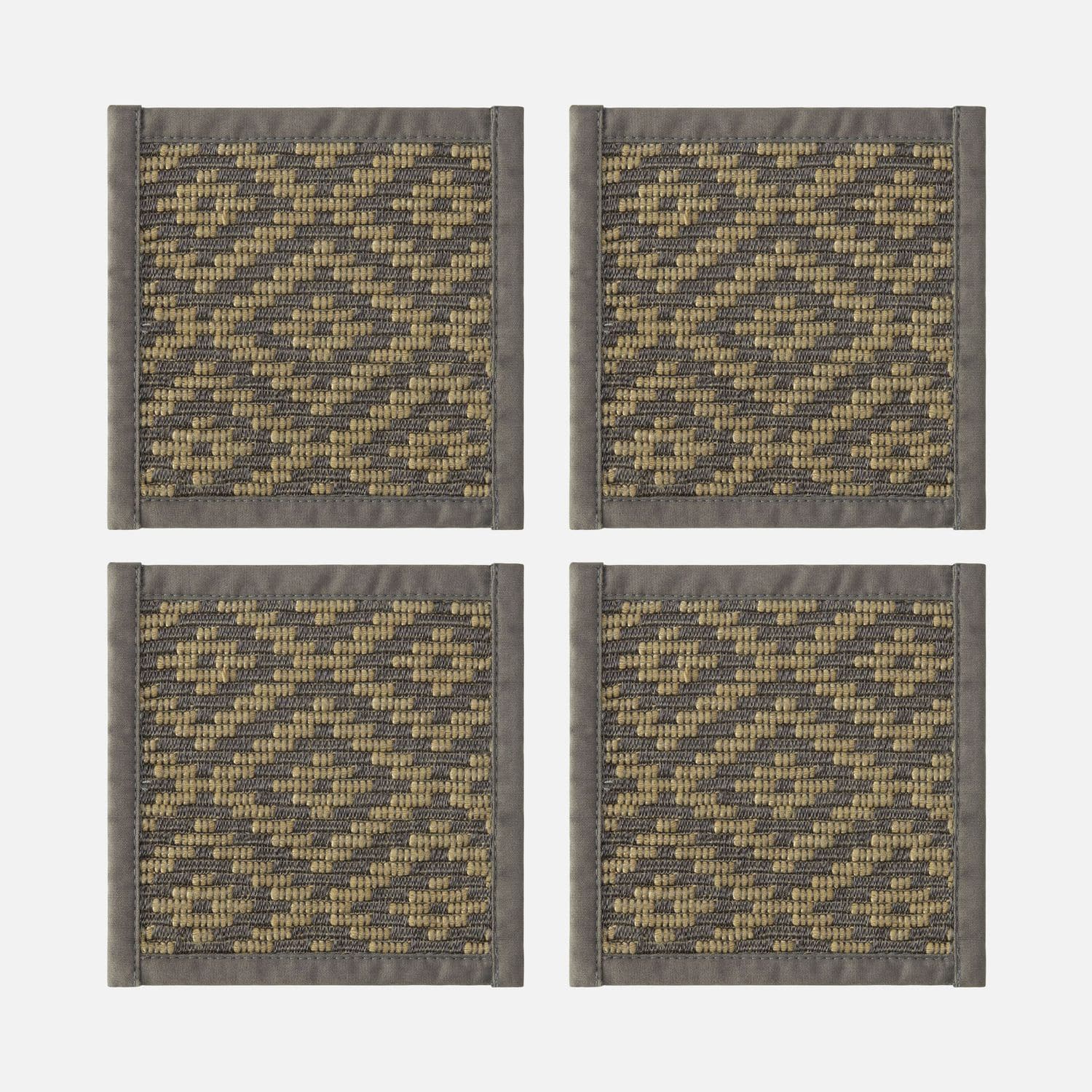 Polyester coaster - DIAMOND WOVEN - JIM THOMPSON - cotton