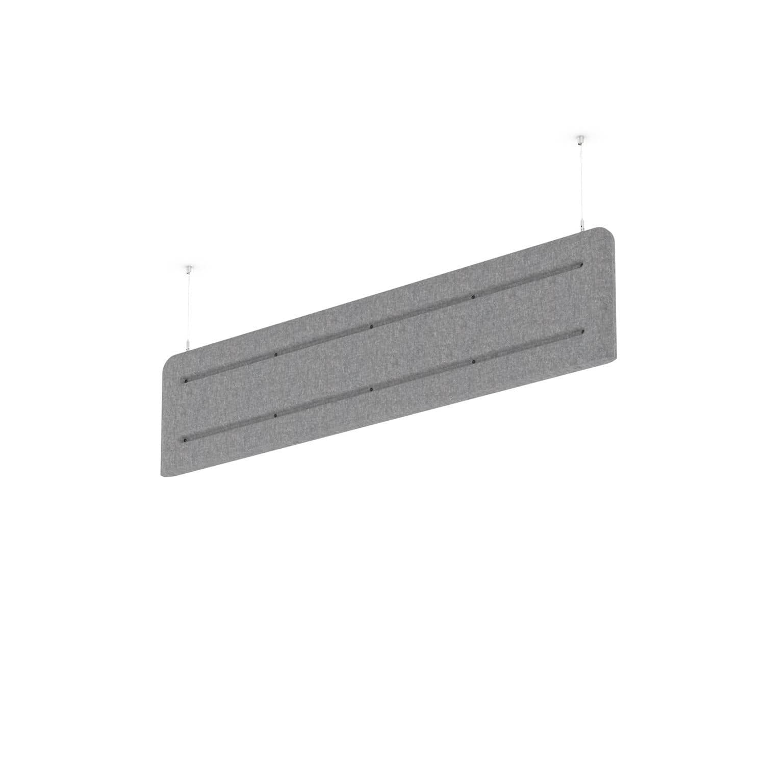 Hanging light fixture - MUSE BAFFLE - XAL - LED / rectangular / polyester