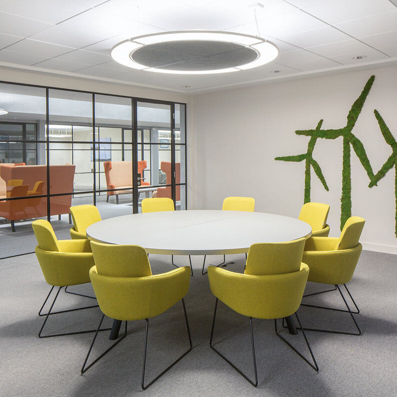 Hanging light fixture - TASK - XAL - LED / round / oval