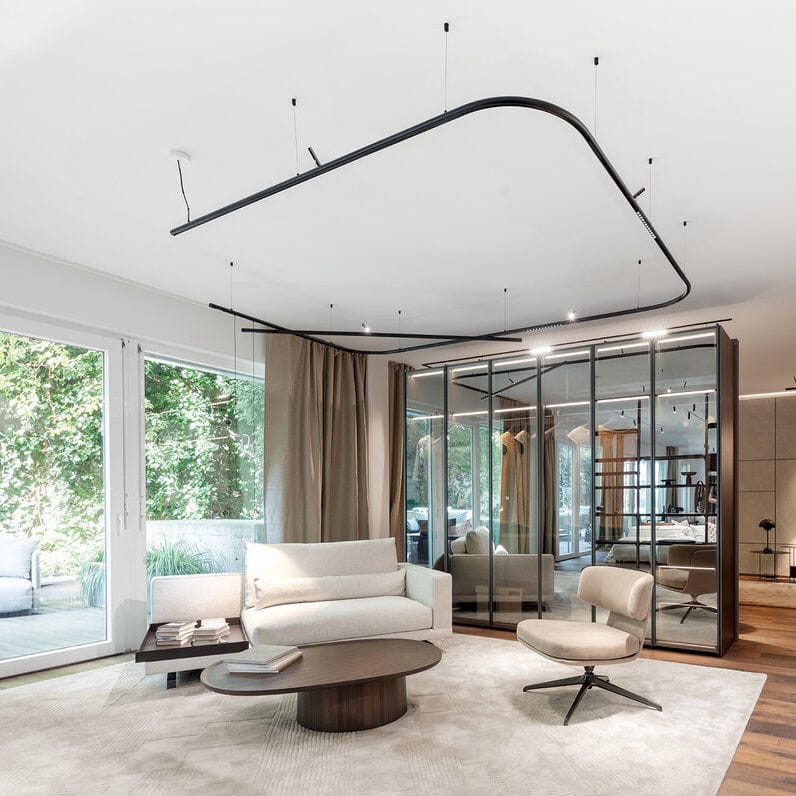 LED track light - TILA - XAL - round / linear / cylindrical