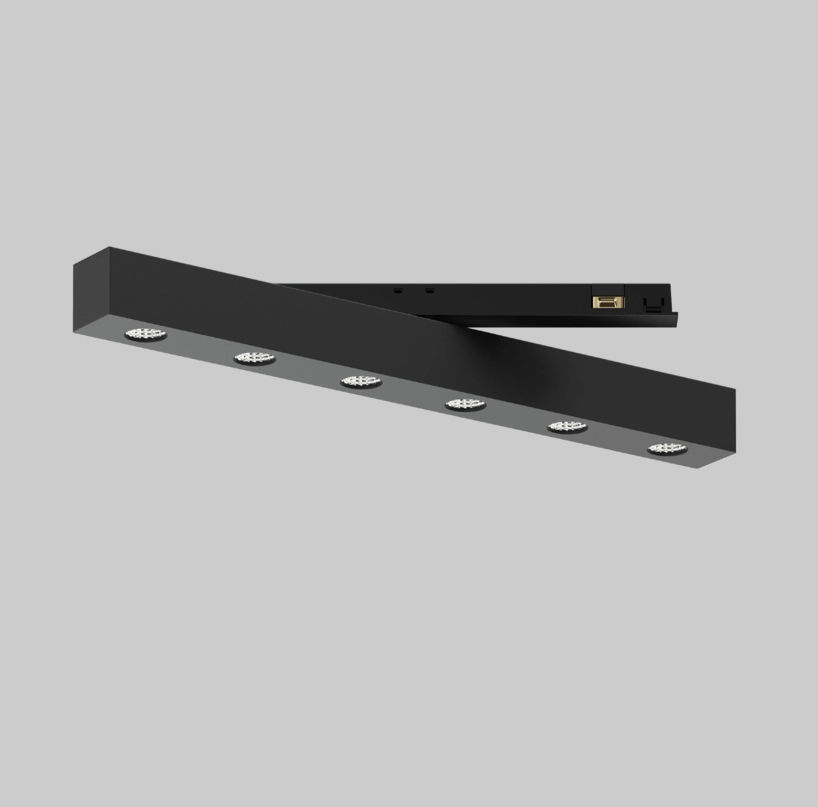 LED track light - GIRA - XAL - linear / rectangular / aluminum