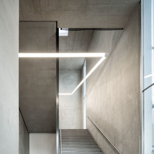 Ceiling lighting profile - TUBO 60 CONEX - XAL - suspended / wall / LED