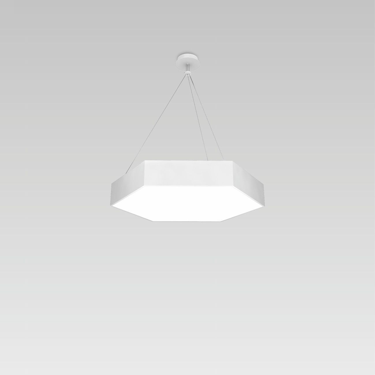 Hanging light fixture - HEX-O - XAL - LED / hexagonal / IP20
