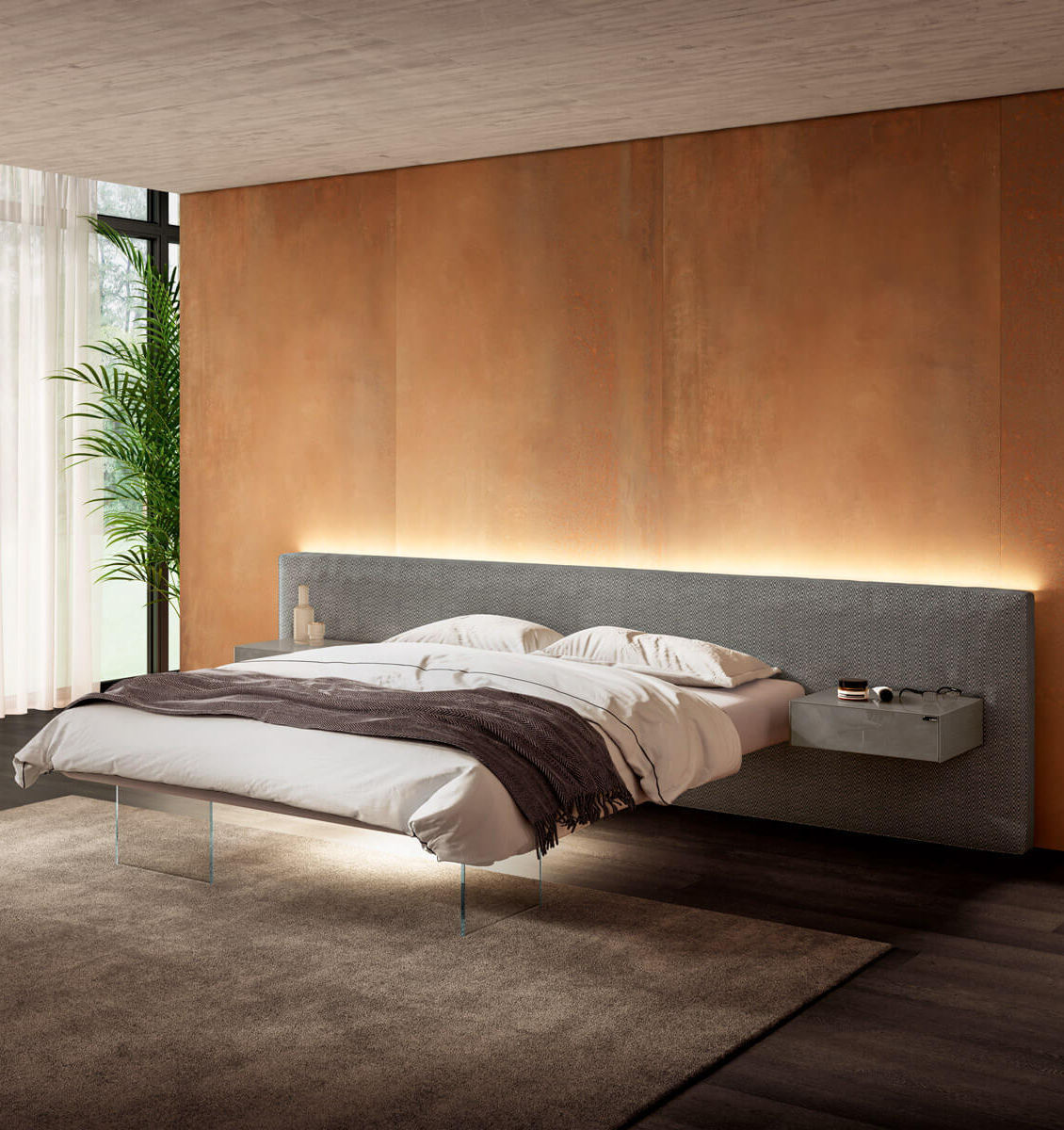 Floating bed - Air - LAGO - double / single / semi-double