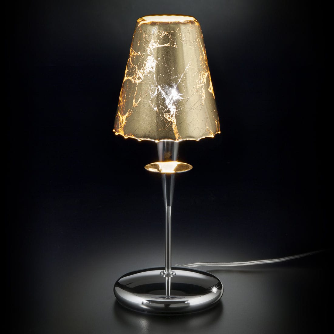 Table lamp - OPERA - METAL LUX - metal / glass / contemporary