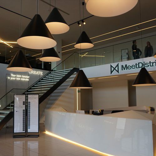 Pendant lamp - CONE - tossB - aluminum / contemporary / corded