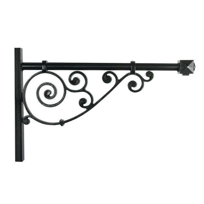 Wrought iron lamp post arm - 15 - LENZI