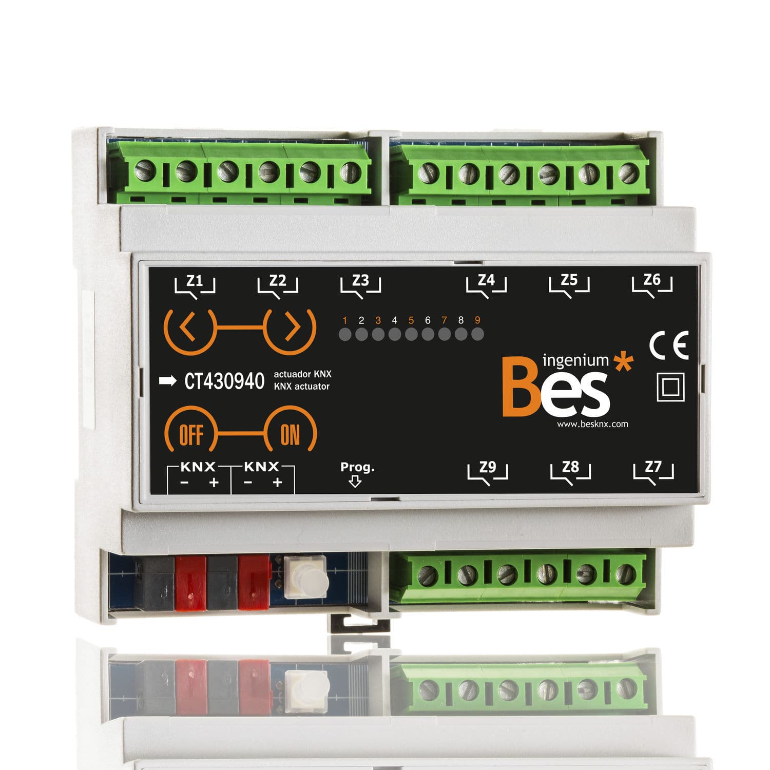 Home automation system switch actuator - 9S-K - Ingenium - BES KNX ...
