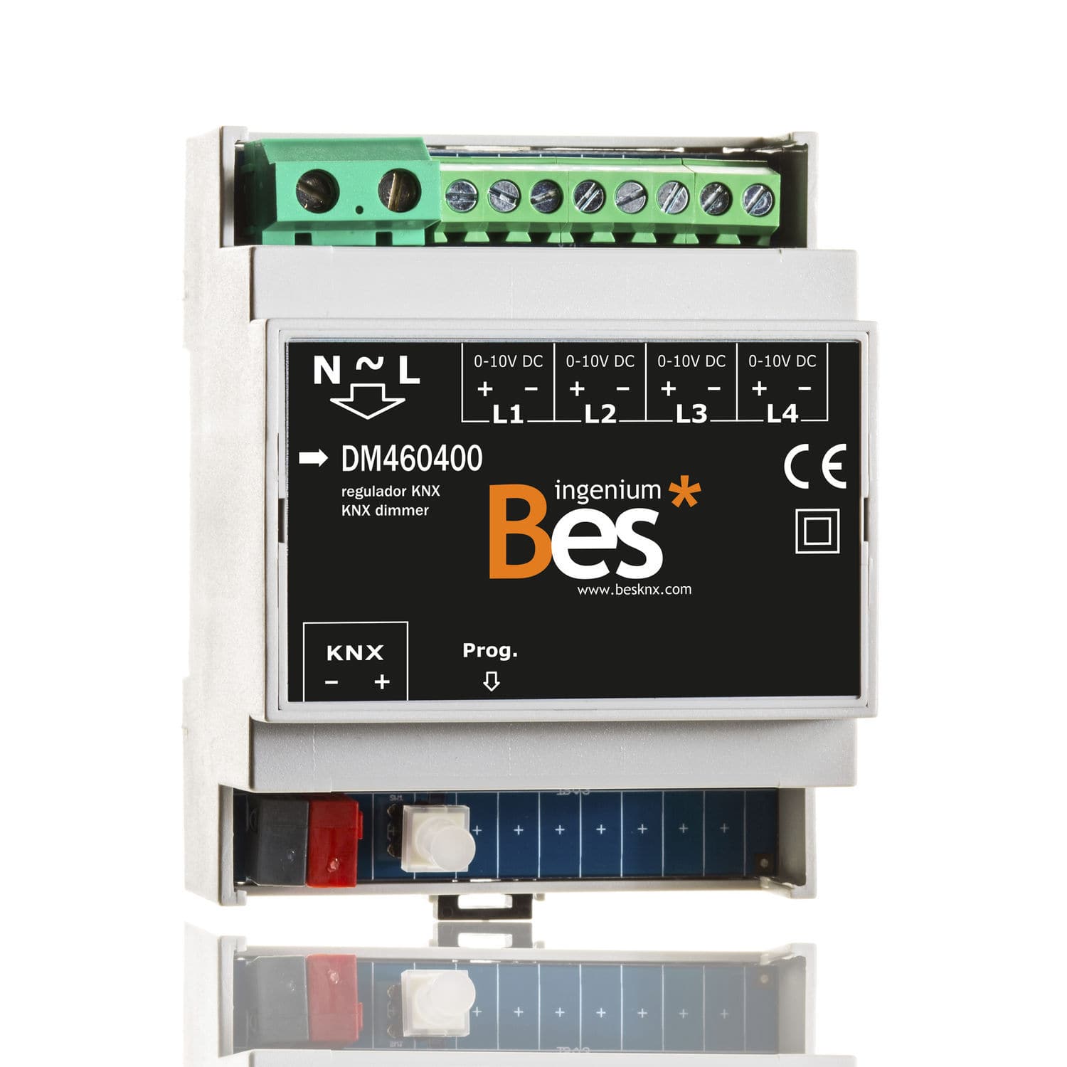 DIN rail dimmer - RK0104C - Ingenium - BES KNX - KNX