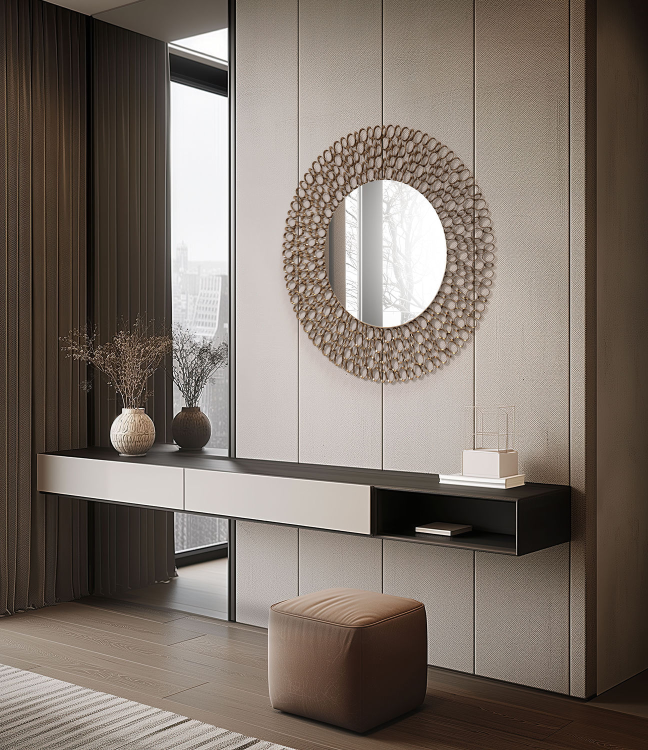 Wall-mounted mirror - CHRYSALIS : 448SP/105 - iDL - commercial ...