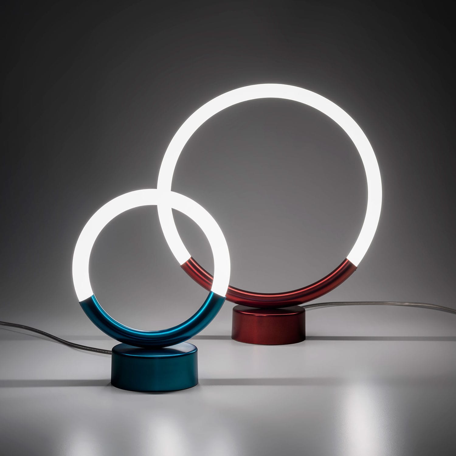 Table lamp - LOOP - iDL - desk / bedside table / metal