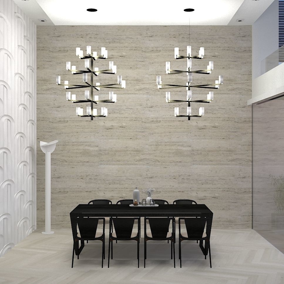 Contemporary chandelier - JIL BIG - Axis 71ba - metal / commercial ...