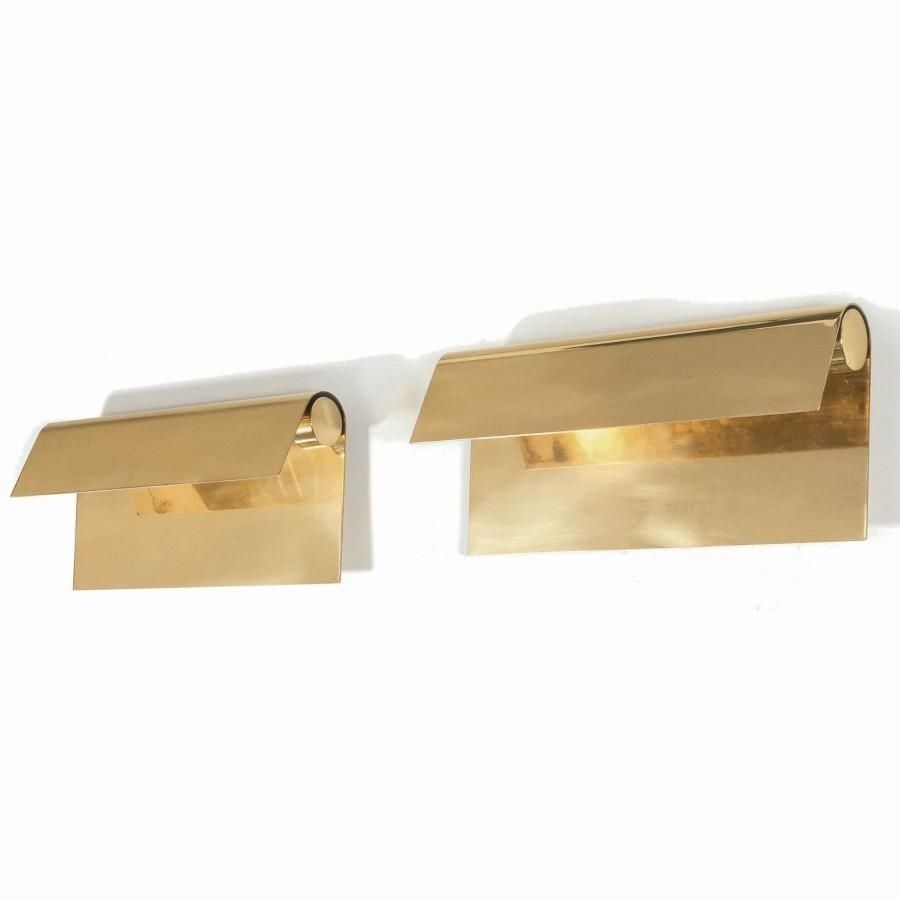 Contemporary wall light - WAVE - Axis 71ba - indoor / metal / curved