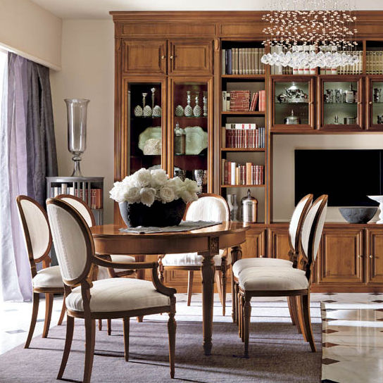 Traditional dining table - FORTE DEI MARMI - MARTINI MOBILI - walnut ...