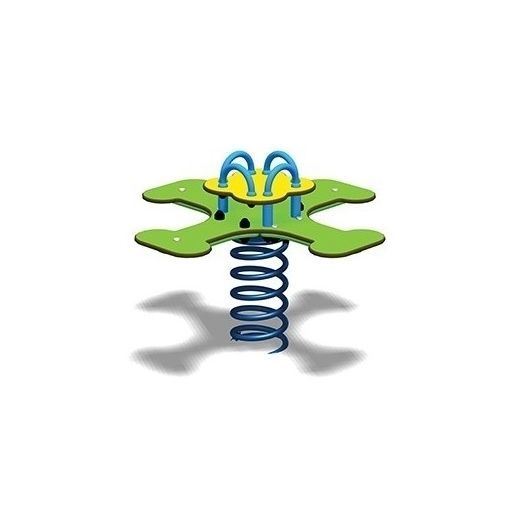 Steel spring rocker - TIRAMOLLA - TLF srl - zinc-plated steel / HPL / 4 ...