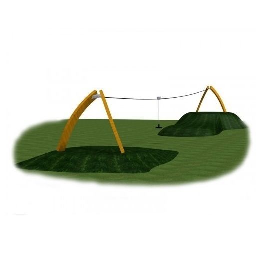 Zipline cable slide for playground - TELEFUNICA 30 - TLF srl