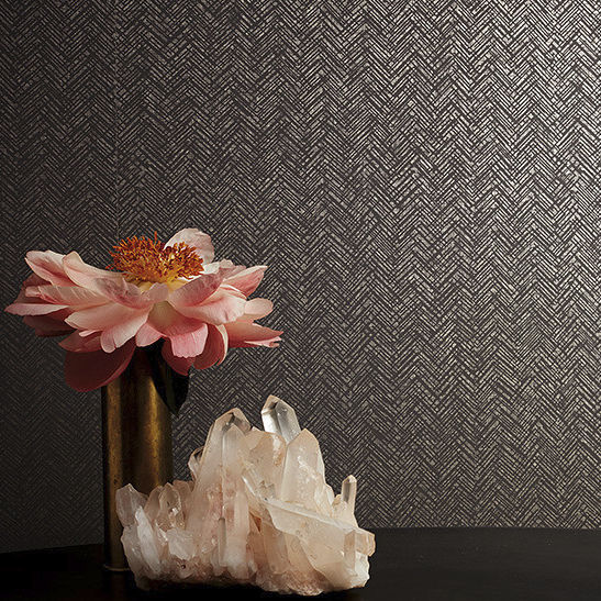 Contemporary wallpaper - FLORIS : MITZI - ROMO - patterned / fabric ...