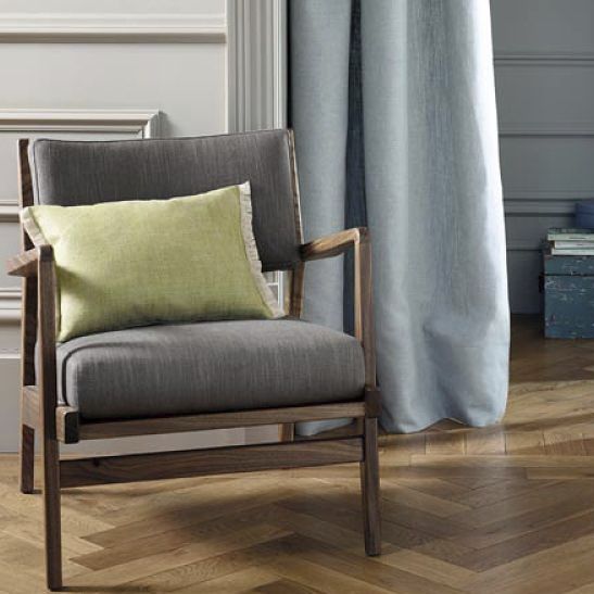 Upholstery fabric - DELANO - ROMO - plain / linen / viscose