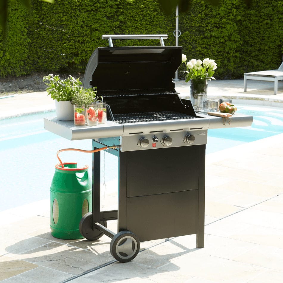 Gas barbecue - Spring 3002 - BARBECOOK - on casters / floor-standing ...