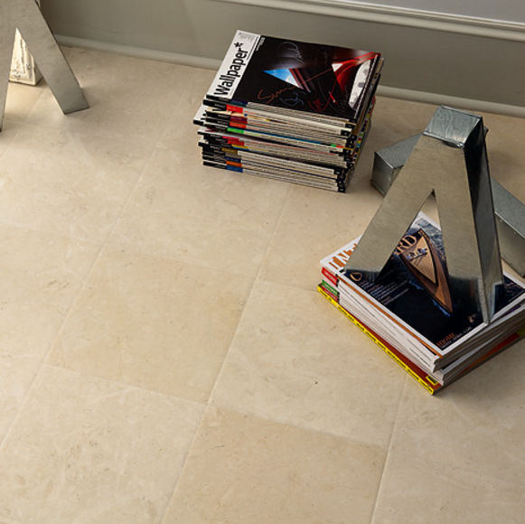 Natural stone tile - TALA BEIGE - BACCI MARMI - polished / matte / indoor