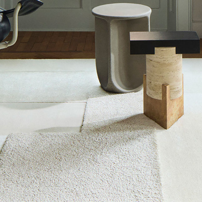 Contemporary rug - STRATA - BESANA MOQUETTE - geometric pattern ...