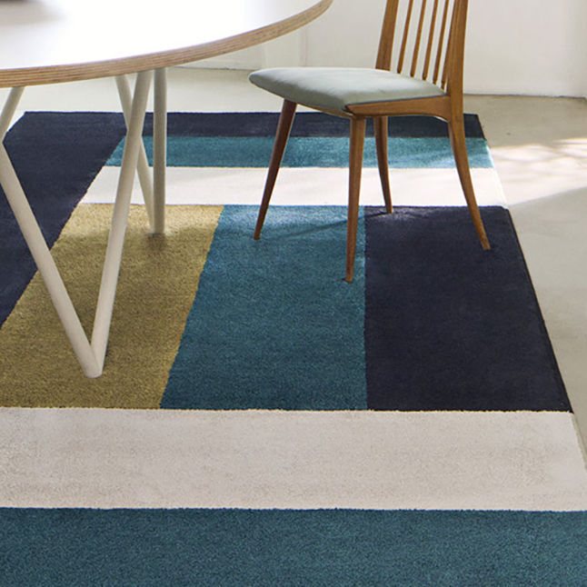 Contemporary rug - ZENITH - BESANA MOQUETTE - geometric pattern ...
