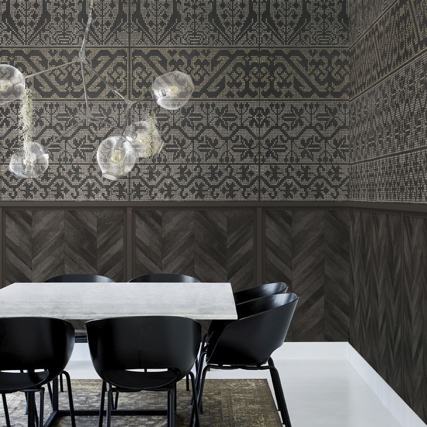 Contemporary wallpaper - MURALES GEOMETRICO PH15010 - BIANCHI LECCO SRL ...