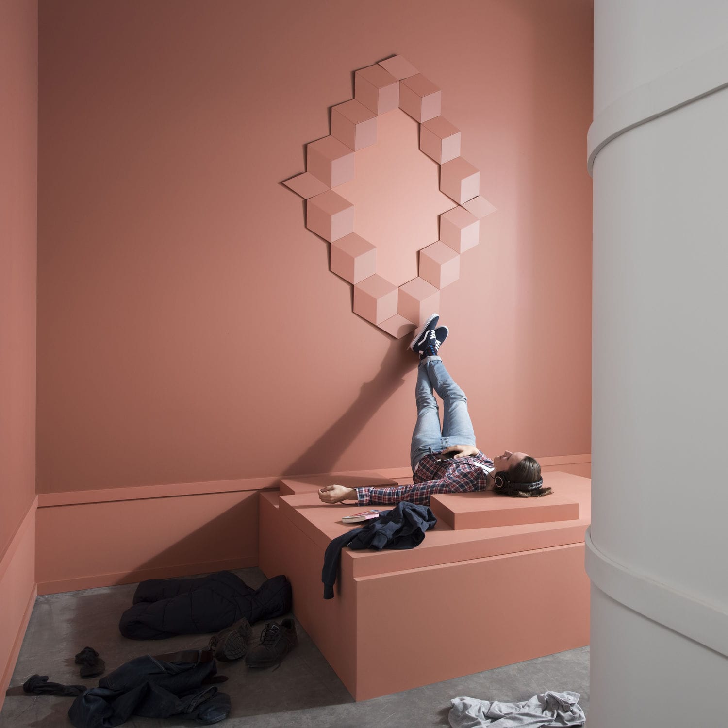 Wall-mounted decorative panel - W100 RUMBUS - BIANCHI LECCO SRL ...