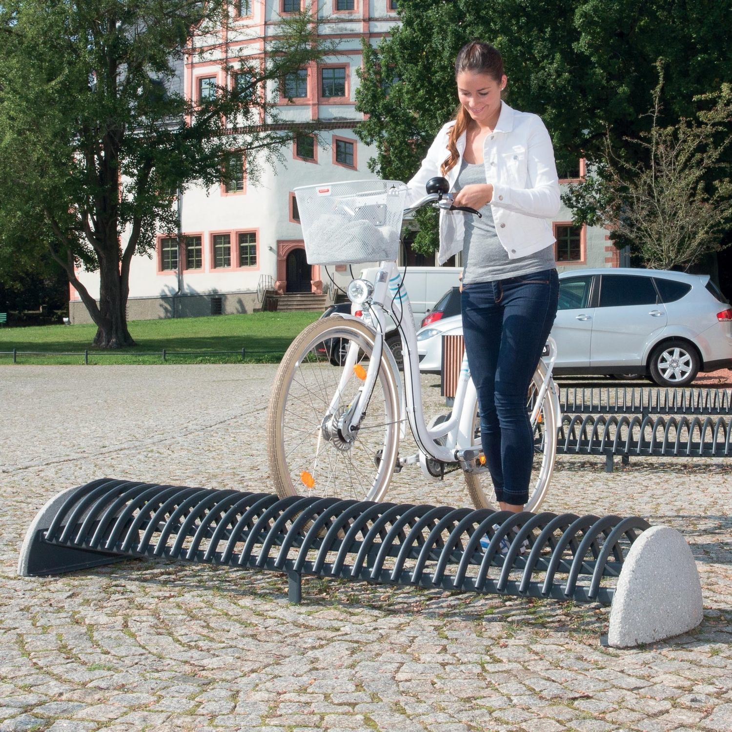 Floor-mounted bike rack - RICCIO - CITY DESIGN - original design / for ...